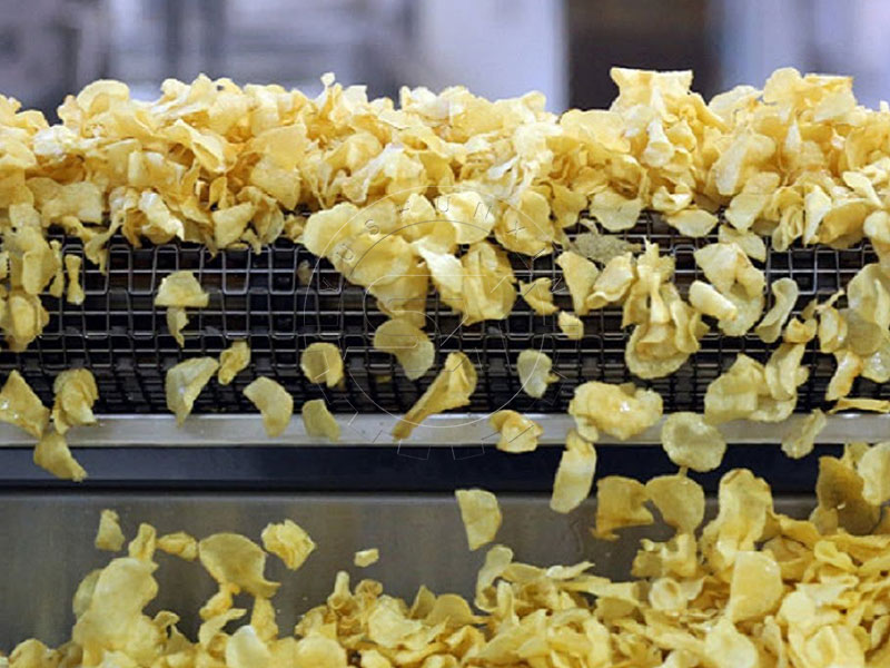 Delivery of a potato chip production line from 300 kg/h to Myanmar ...
